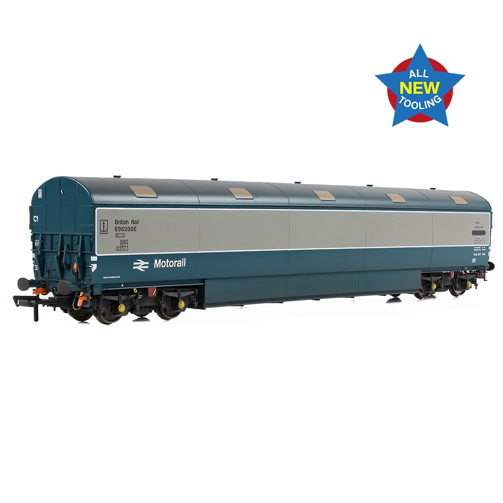 Bachmann Europe plc - Newton Chambers Car Carrier BR Blue & Grey [W]
